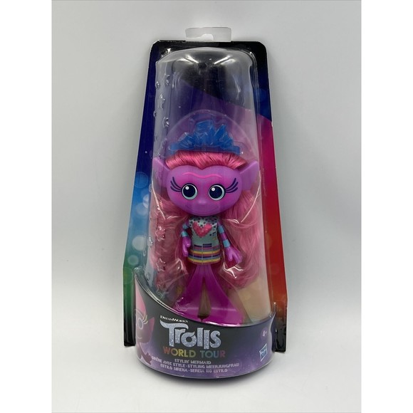 Trolls | Toys | Dreamworks Trolls World Tour Stylin Mermaid Fashion ...